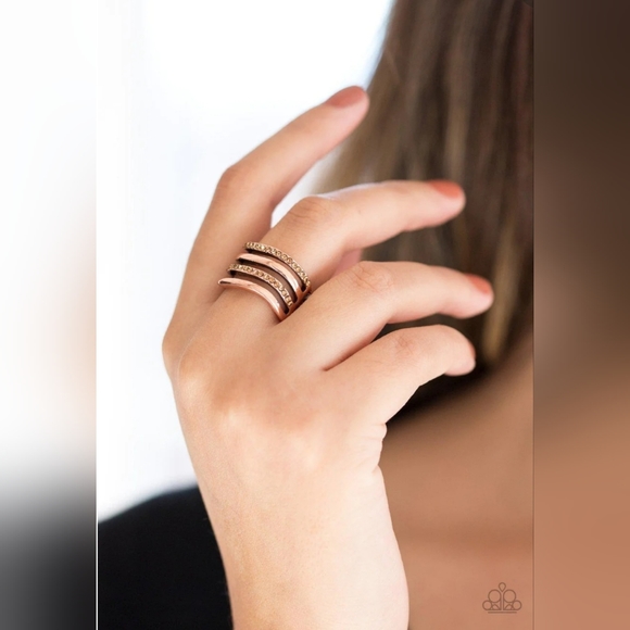 paparazzi | Jewelry | Pageant Wave Copper Ring | Poshmark
